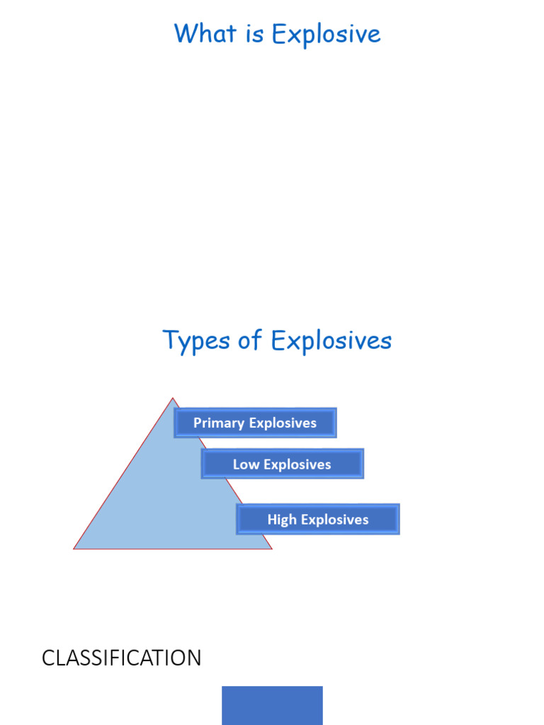 Explosive | PDF | Chemical Substances | Materials
