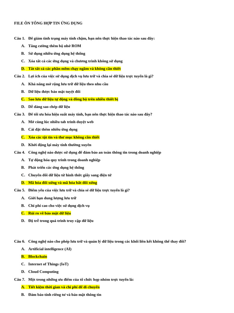 File Ôn T NG H P Tin NG D NG | PDF