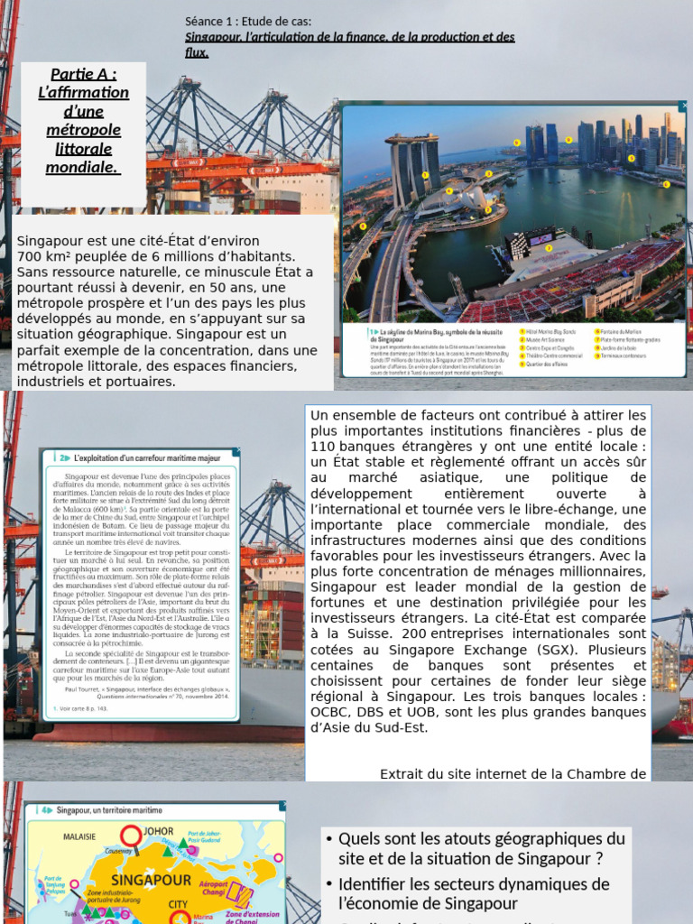 Singapour : Métropole Littorale Mondiale | PDF | Singapour | Politique ...