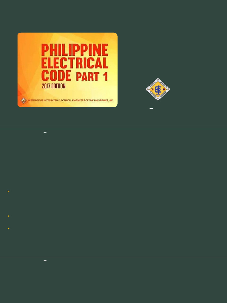 PEC 2017 Chapter 4 Equipment For General Use | PDF | Transformer ...