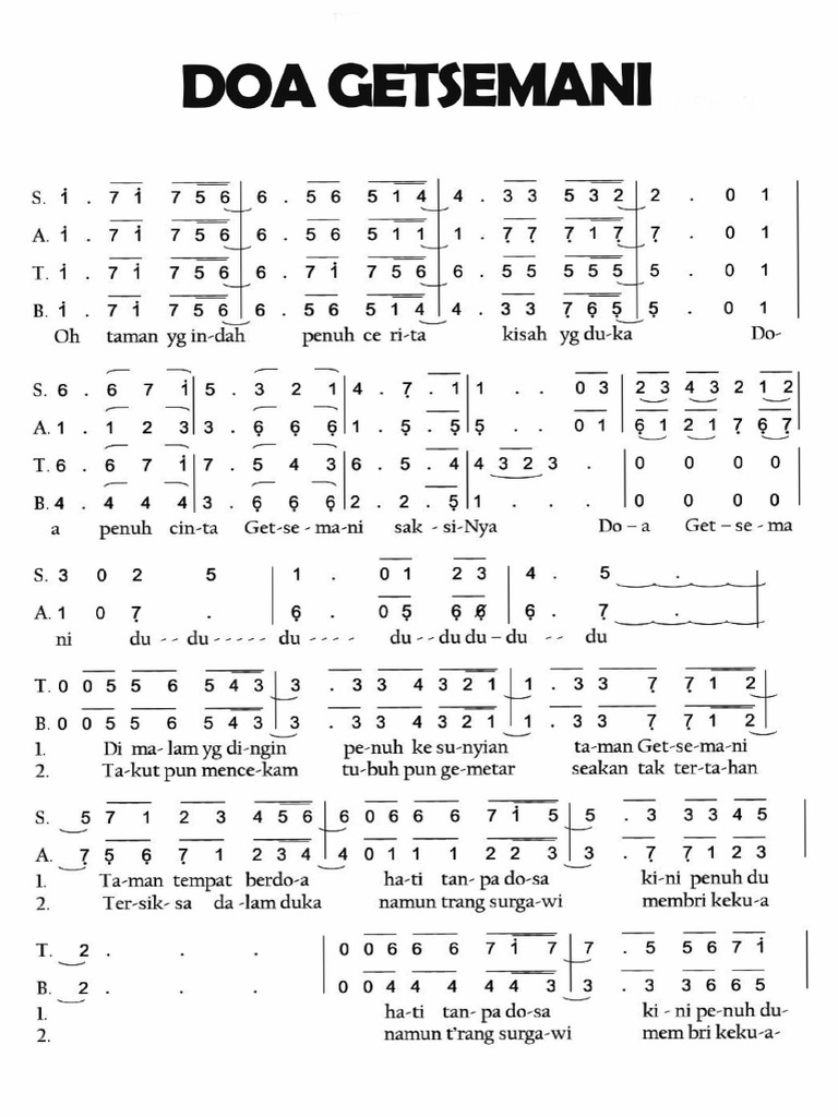 Doa Getsemani | PDF