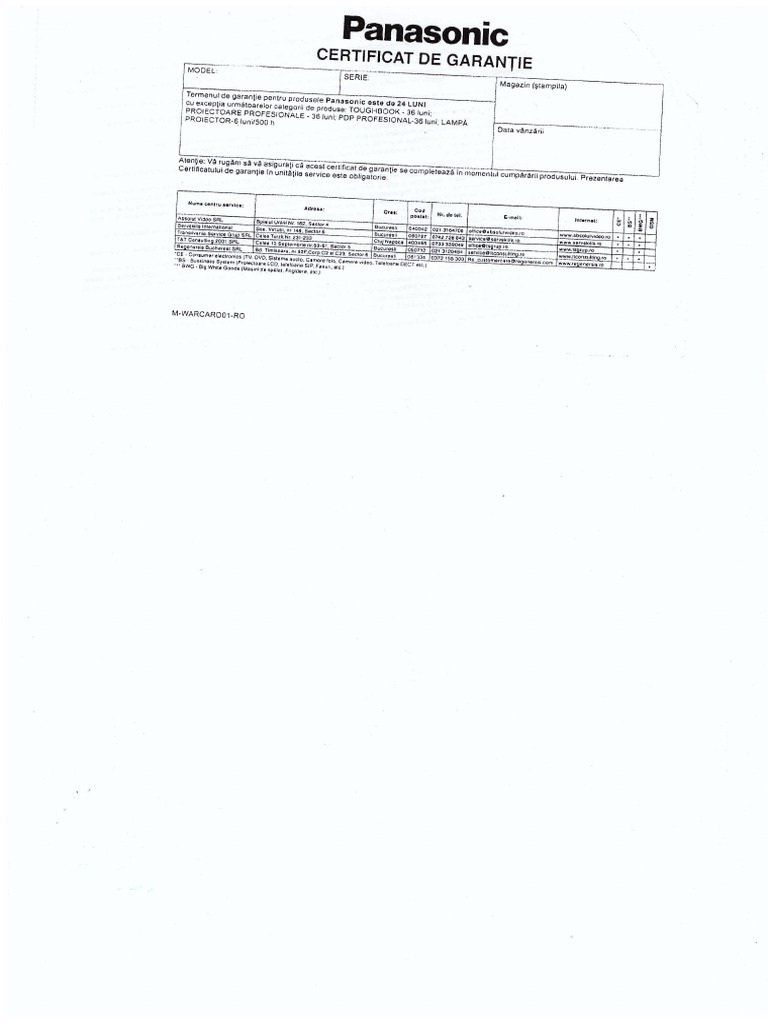 Panasonic | PDF
