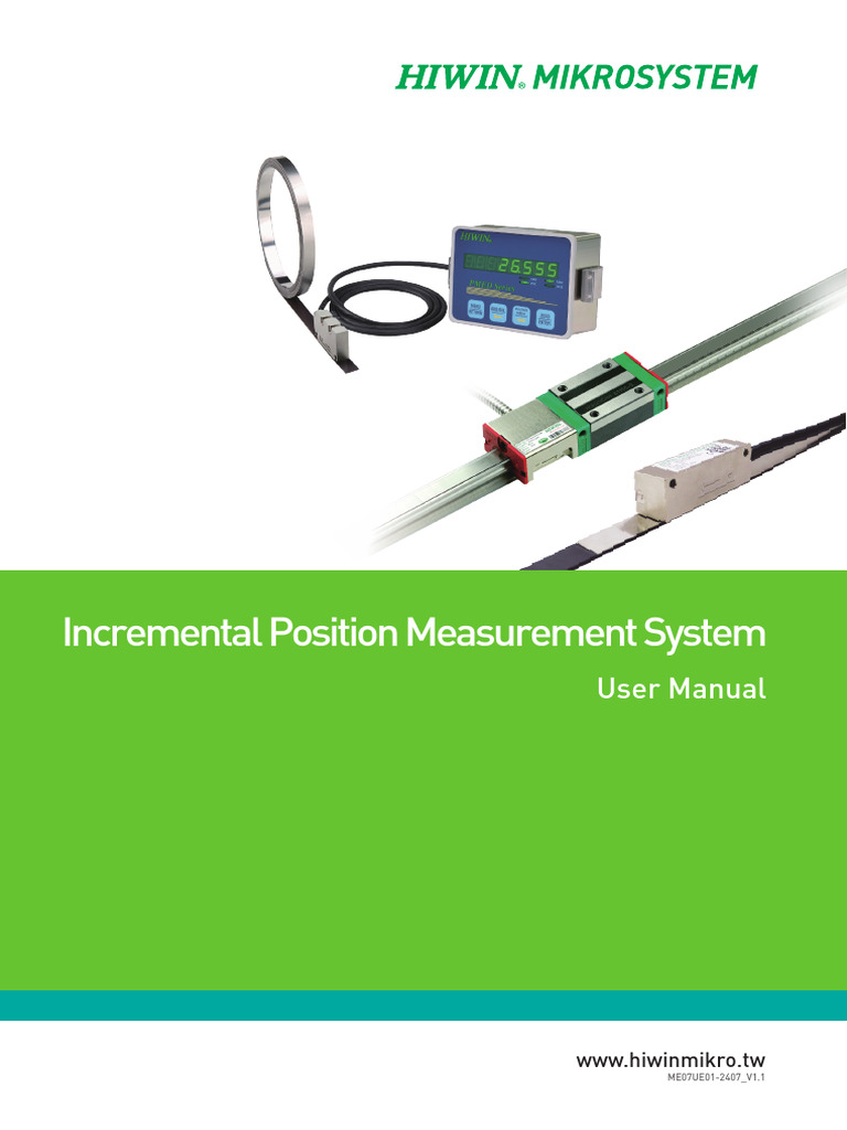 Incremental Position Measurement System User Manual V1.1 (En) | PDF ...