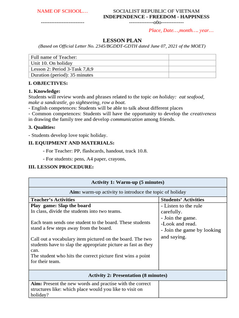 106.unit 10 Lesson 2-Period 3 - v2 | PDF | Human Communication | Learning