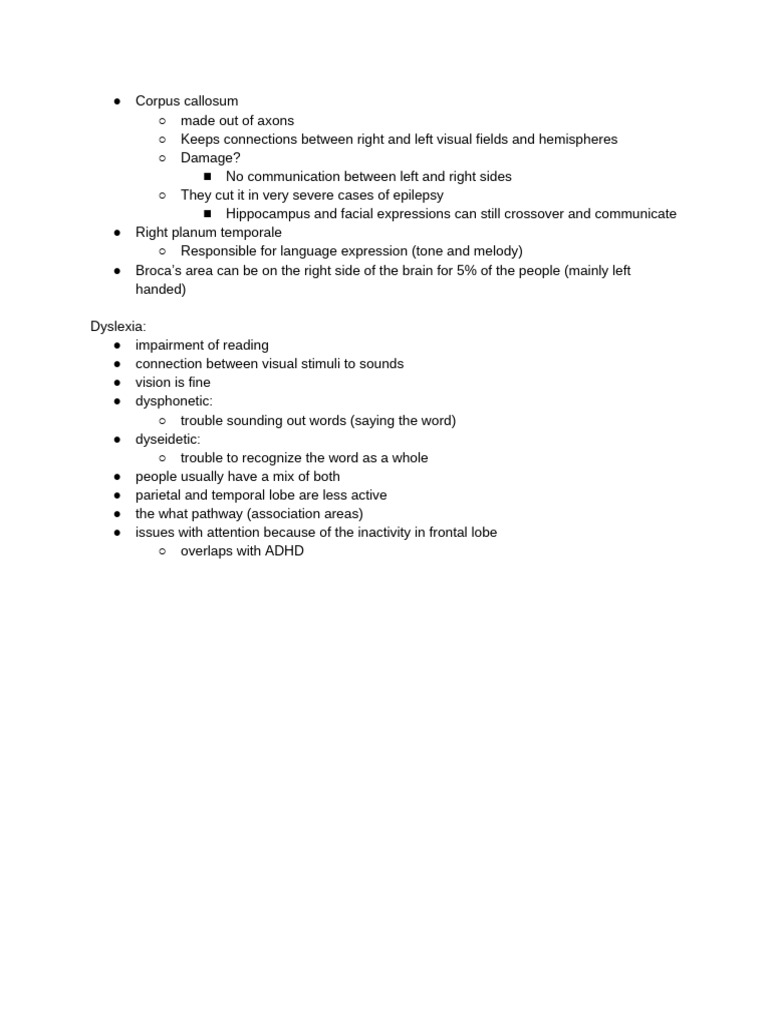 Biopsychology (cog functions) (1) | PDF