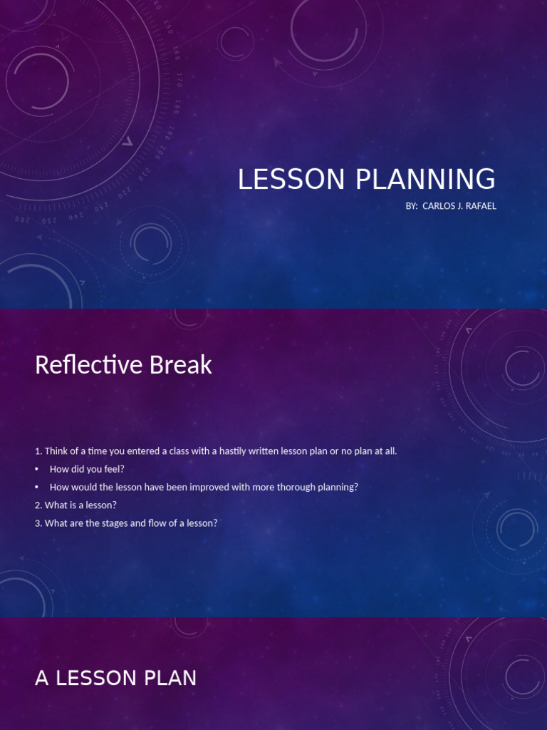 Effective Lesson Planning for Teachers | PDF | Teachers | Lesson Plan
