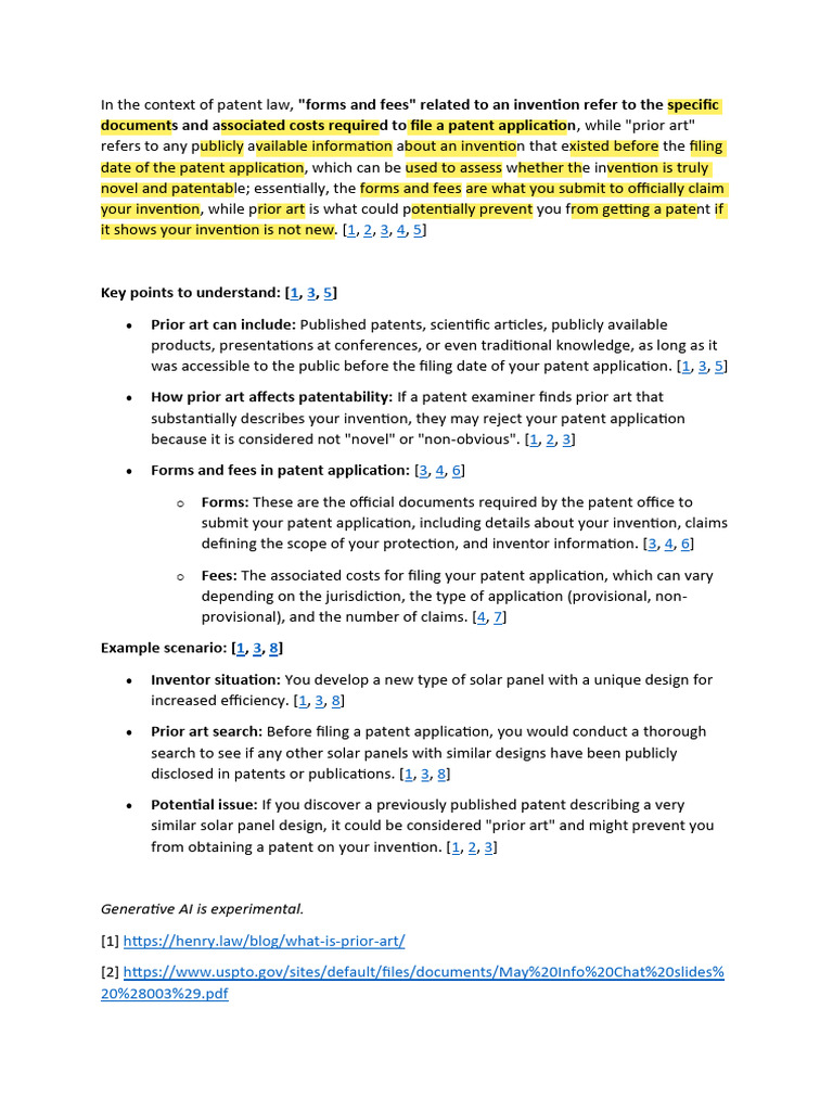 Understanding Prior Art in Patents | PDF | Prior Art | Patent Application