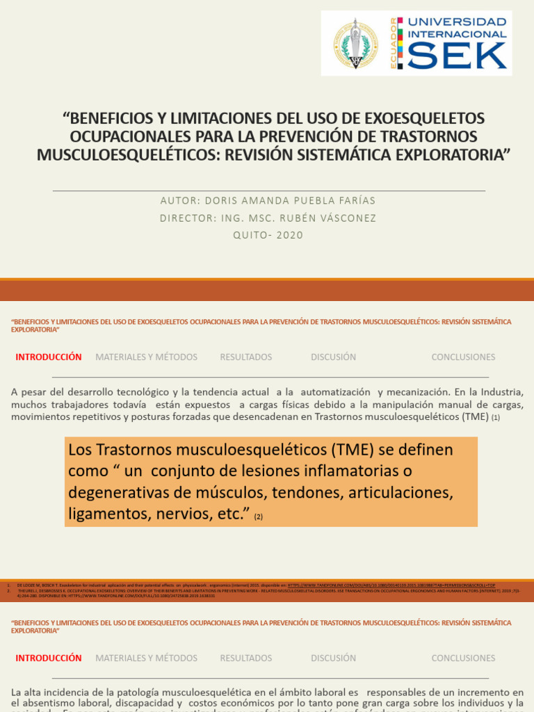 Exoesqueletos: Beneficios y Limitaciones | PDF | Solenoide | Hombro