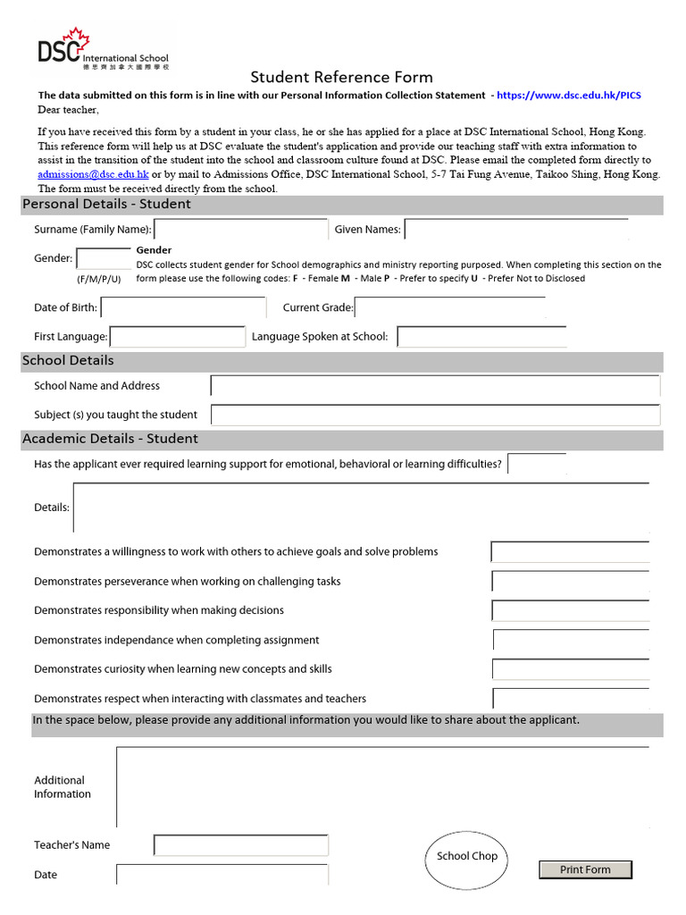 DSC_Student-Reference-Form | PDF