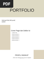 Contoh Portofolio Fresh Graduate | PDF