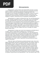 The Fertile Crescent Activity 3 | PDF | Mesopotamia | Sumer