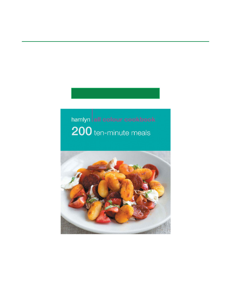 Hot Now Hamlyn All Colour Cookery 200 Ten Minute Meals Hamlyn All ...