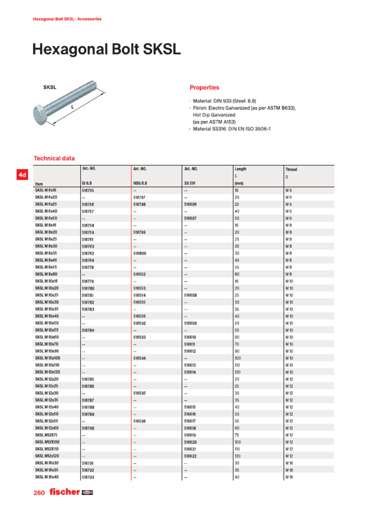 SKSL - Hex Bolt | PDF