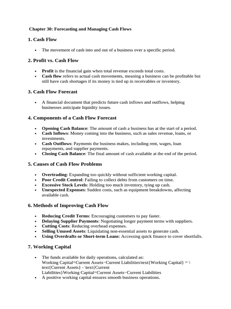 Chap 30 | PDF | Working Capital | Credit