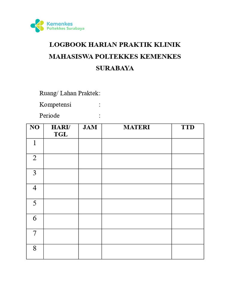 Logbook Harian Praktik Klinik | PDF