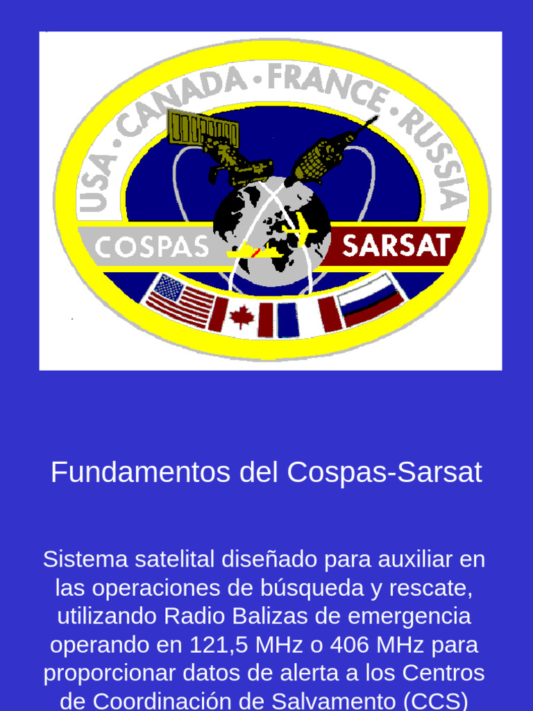 Fundamentos del Sistema Cospas-Sarsat | PDF | Radio | Telecomunicaciones