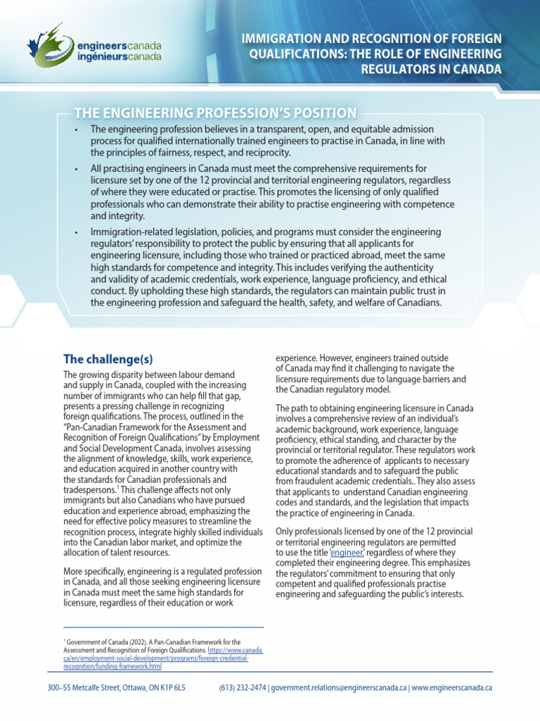 NPS - Immigration and Foreign Qualifications Recognition-EN-2023 | PDF ...