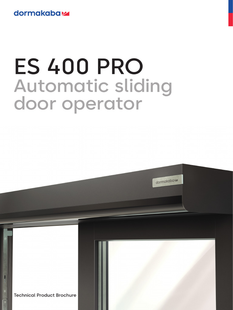 dormakaba ES 400 Pro Sliding Door System | PDF | Door | Switch