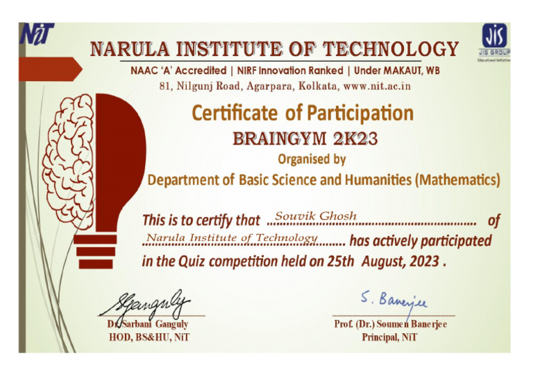 BRAINGYM Souvik | PDF