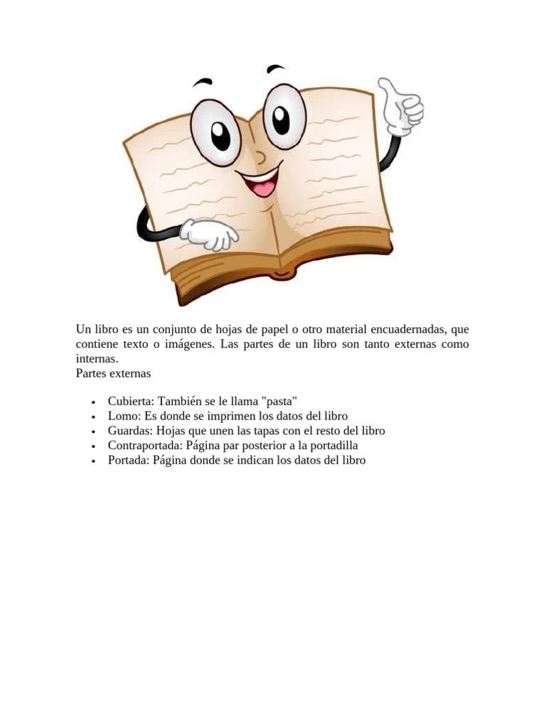 El Libro y Sus Partes | PDF | Libros | Publicación