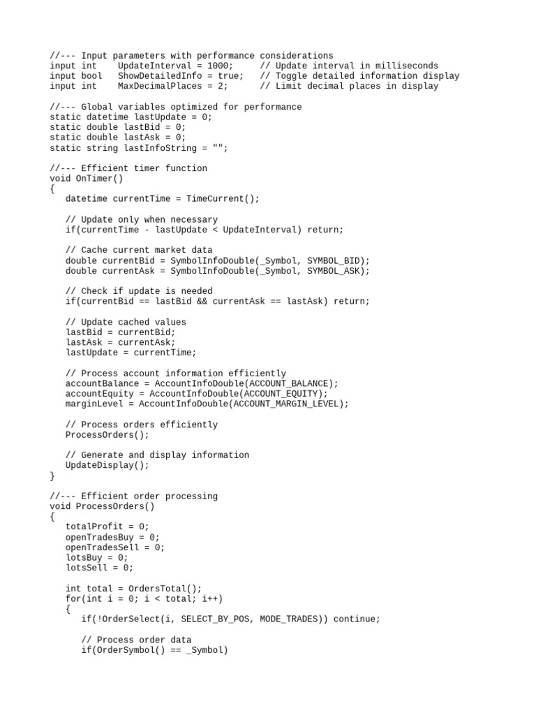 @ OPTIMIZATION FOR INDICATOR SCRIPT_ | PDF