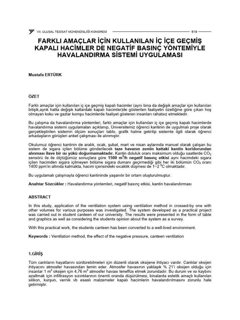 Mmo Havalandırma | PDF