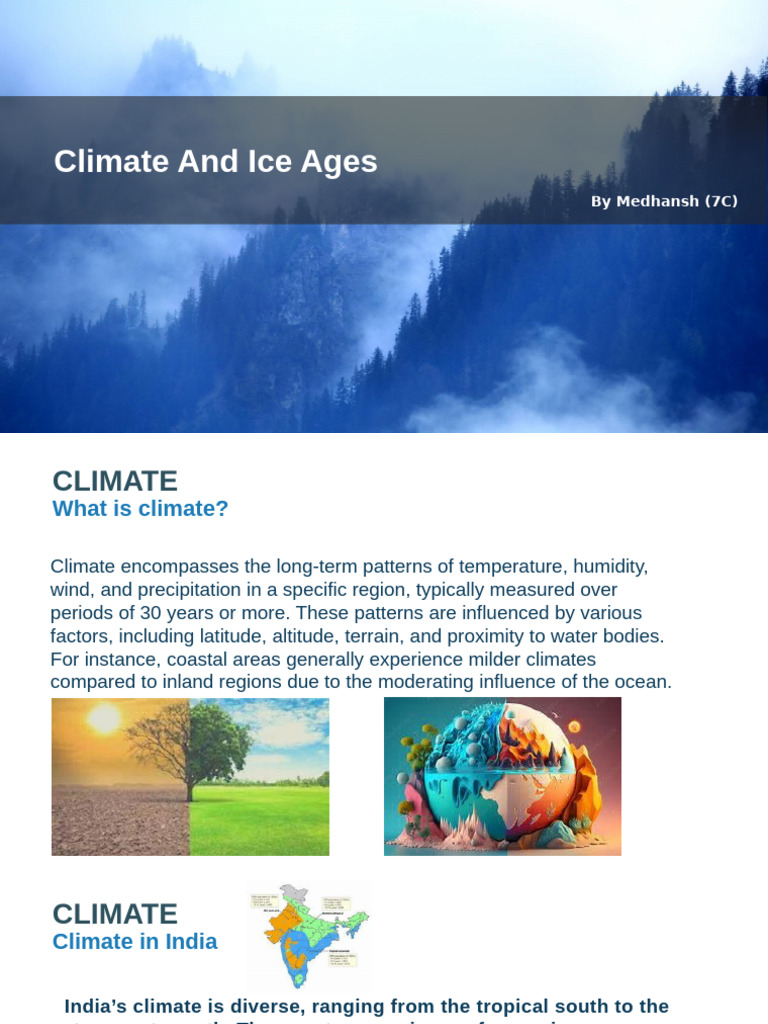 Climate And Ice Ages | PDF | Ice Age | Pleistocene