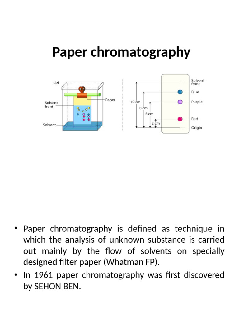 3 Paper Chromatography | PDF | Chromatography | Solvent