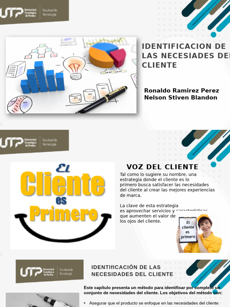 5.identificacion de Las Necesidades Del Cliente | PDF | Datos | Cliente