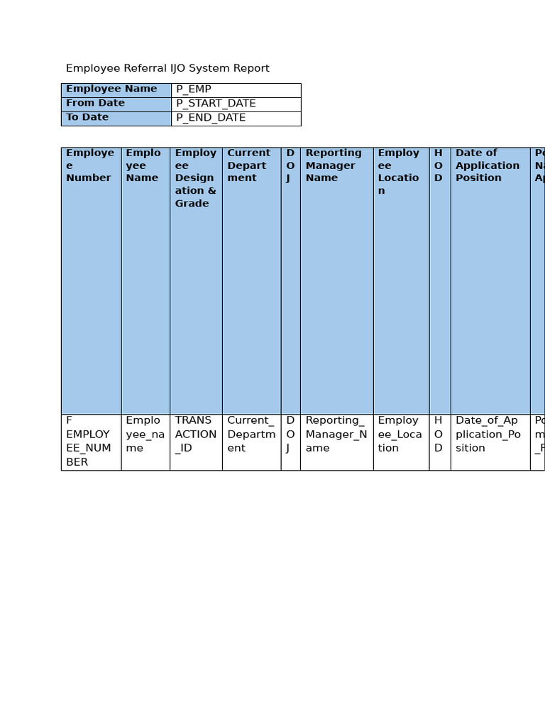 Employee Referral IJO System Report-1 | PDF