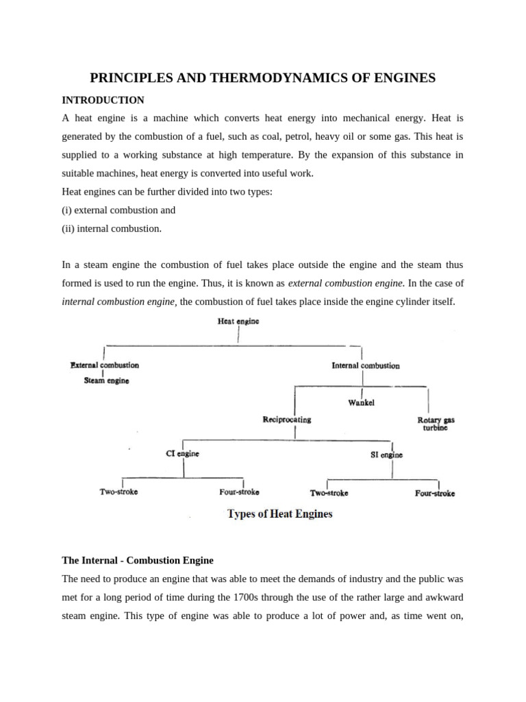 Internal Combustion Engine | PDF | Internal Combustion Engine | Steam ...