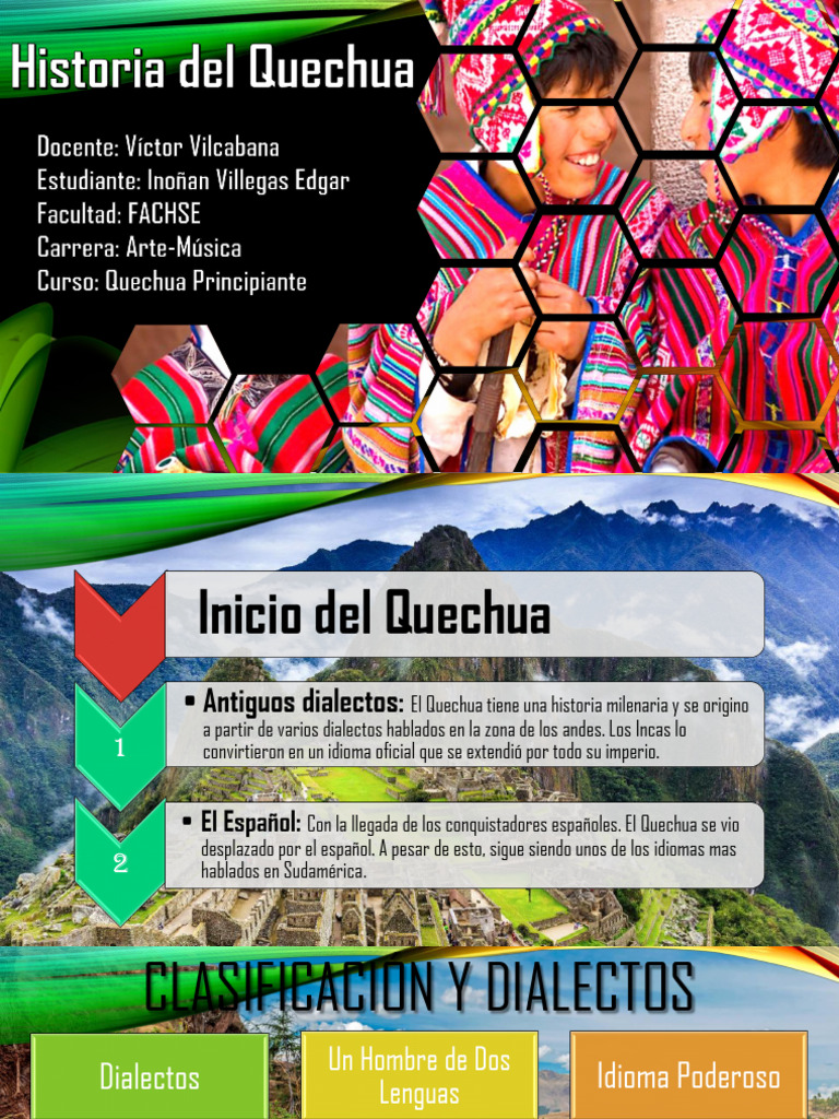 Historia Del Quechua - Inoñan Villegas Edgar - Música | PDF | Lengua ...