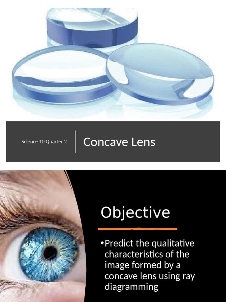 Concave Lens Ray Diagram Guide | PDF | Optics | Lenses