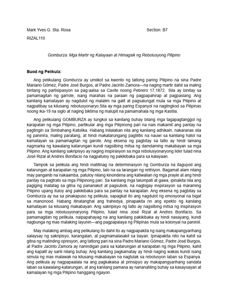 Gomburza | PDF