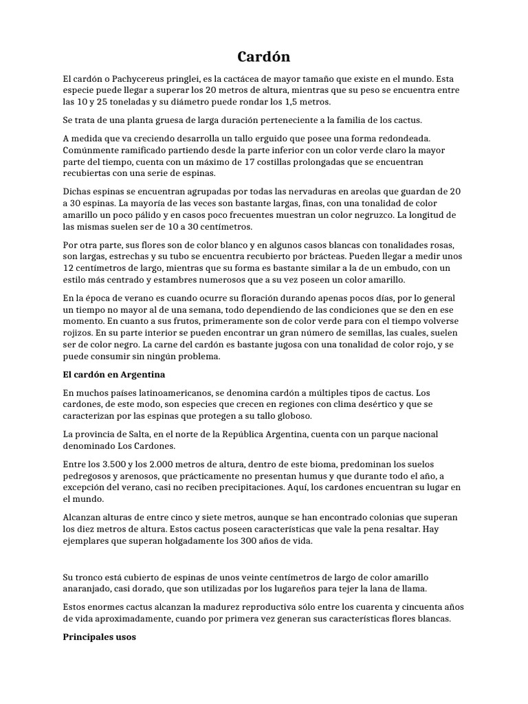 Cardón | PDF | Color