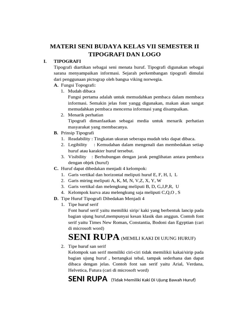 Tipografi dan Logo: Pengertian dan Fungsi | PDF
