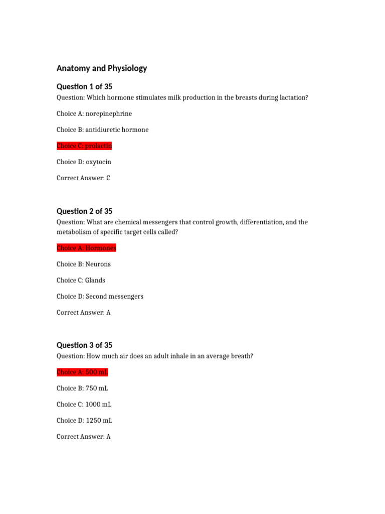 Final Set 1 | PDF | Epithelium | Chemical Reactions