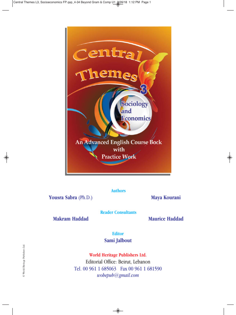 Socioeconomic Themes Overview | PDF