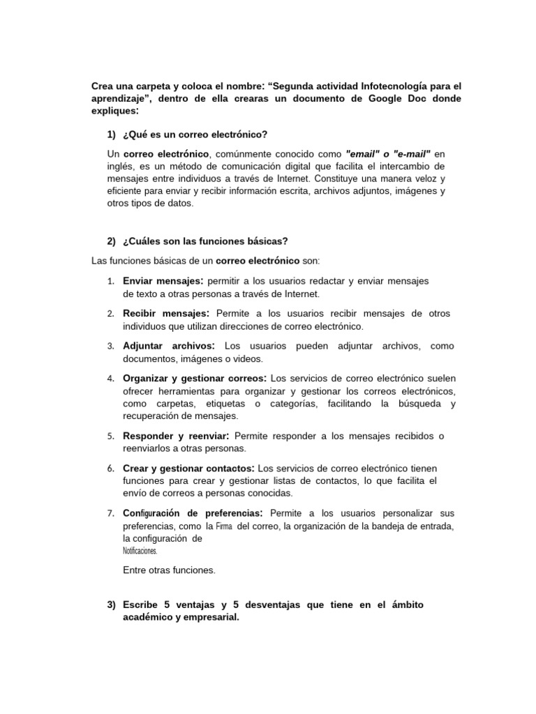 Tarea Infotecnologia 2 Semana 2 | PDF | Informática