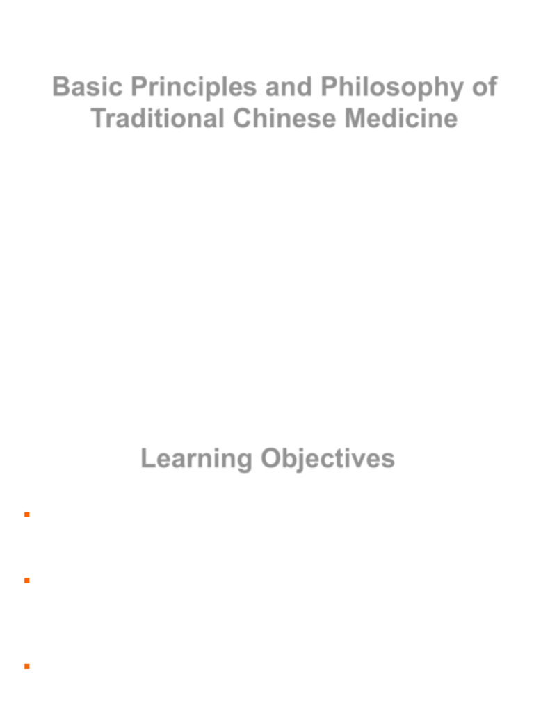 L2_TCM Basic Principle of TCM (JG Shen) | PDF | Traditional Chinese ...
