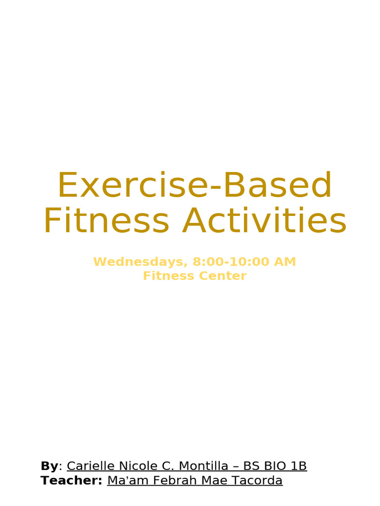Pathfit 2 Notes | PDF