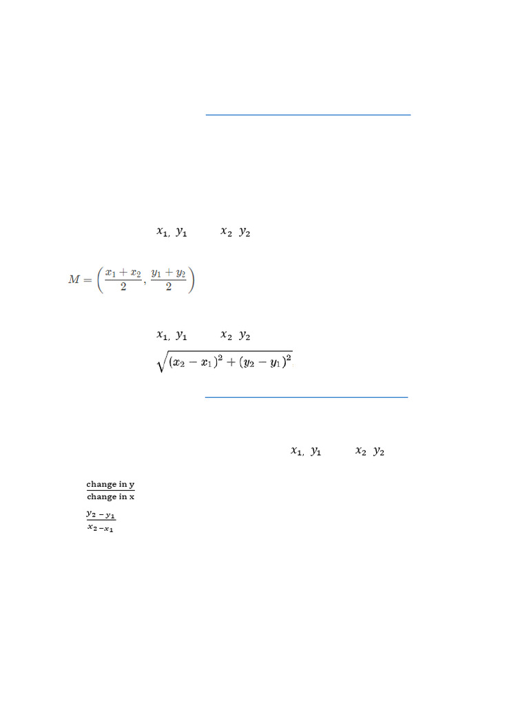 3midpt, Length, Gradient | PDF