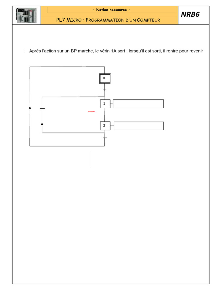 Programmation d'un compteur PL7 MICRO | PDF