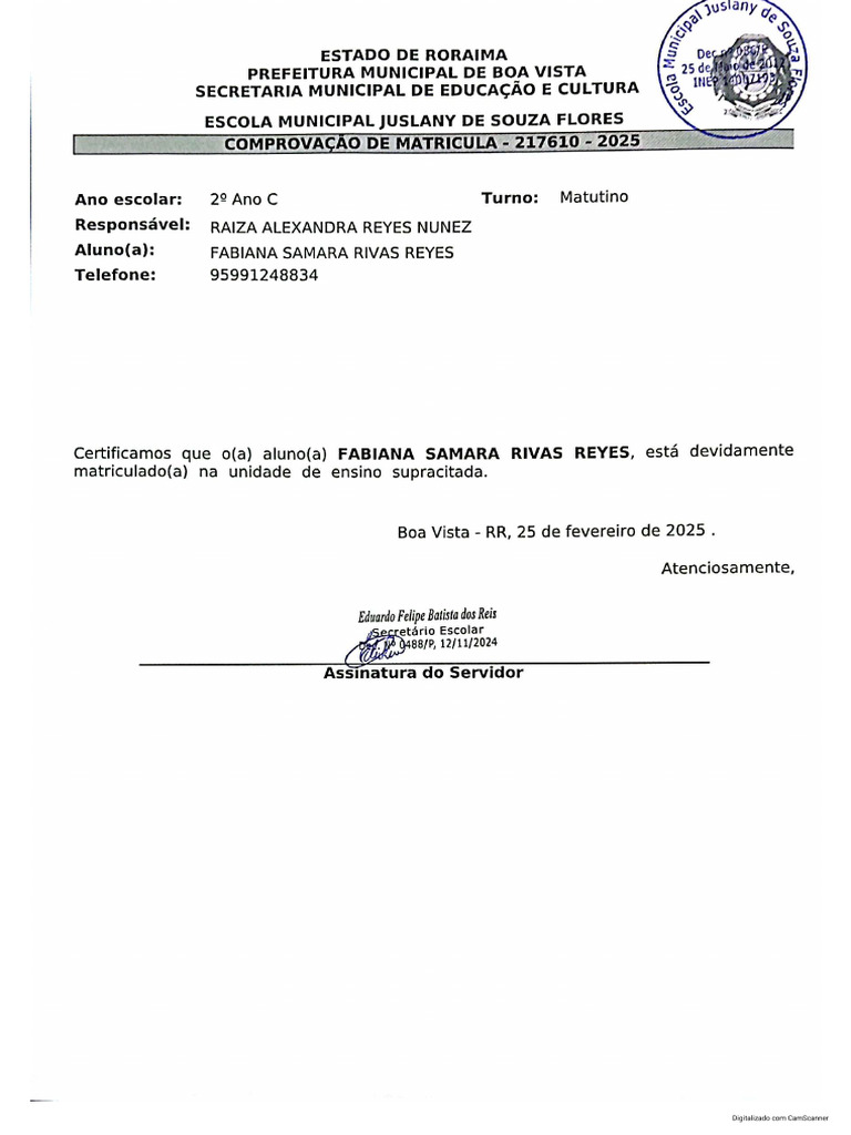 Cartera de Hailitacion Raiza | PDF