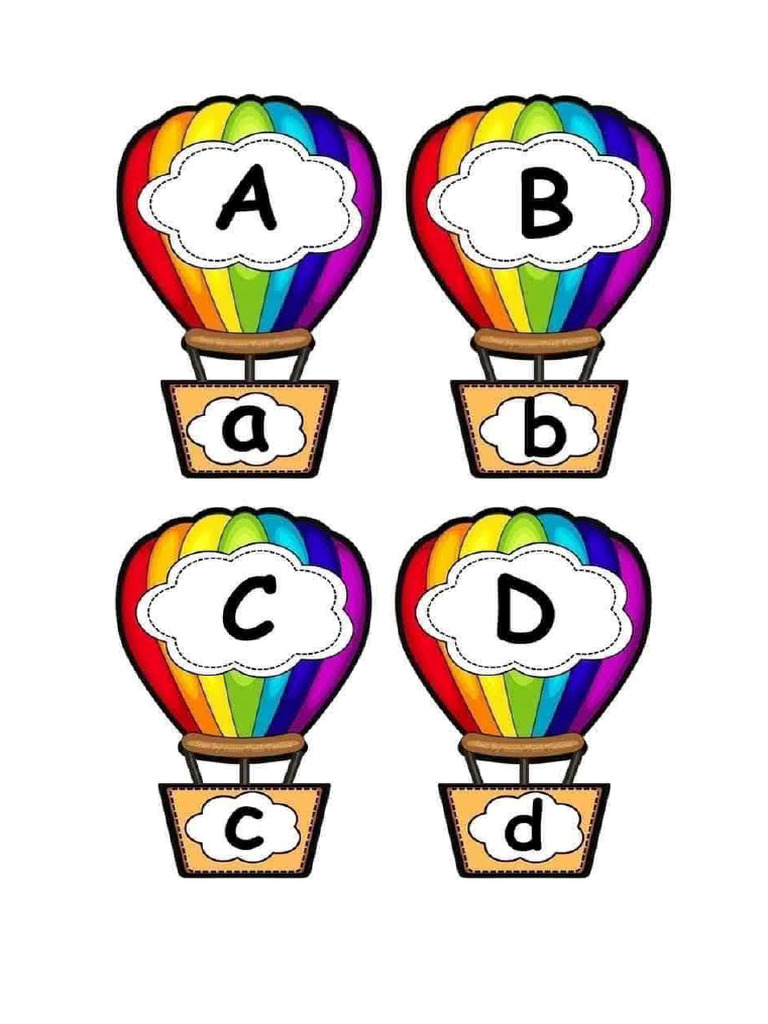 Alphabet Air Baloon | PDF