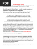 Oxford-Style Debate Rules and Format | PDF