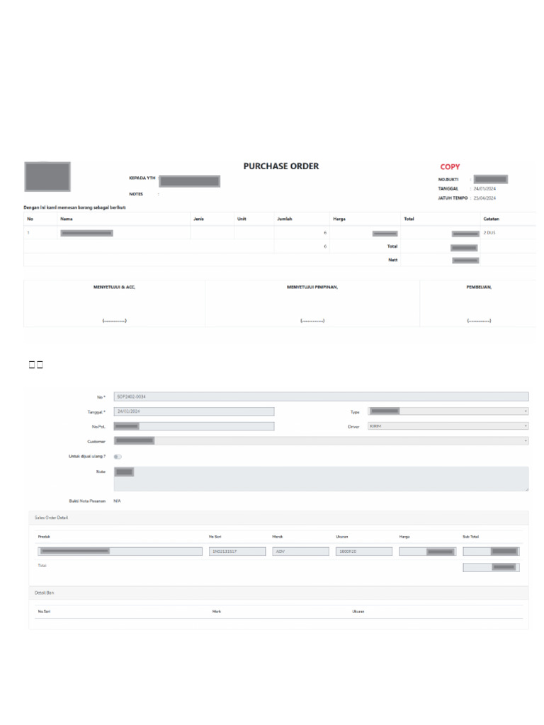 Contoh Form Print | PDF