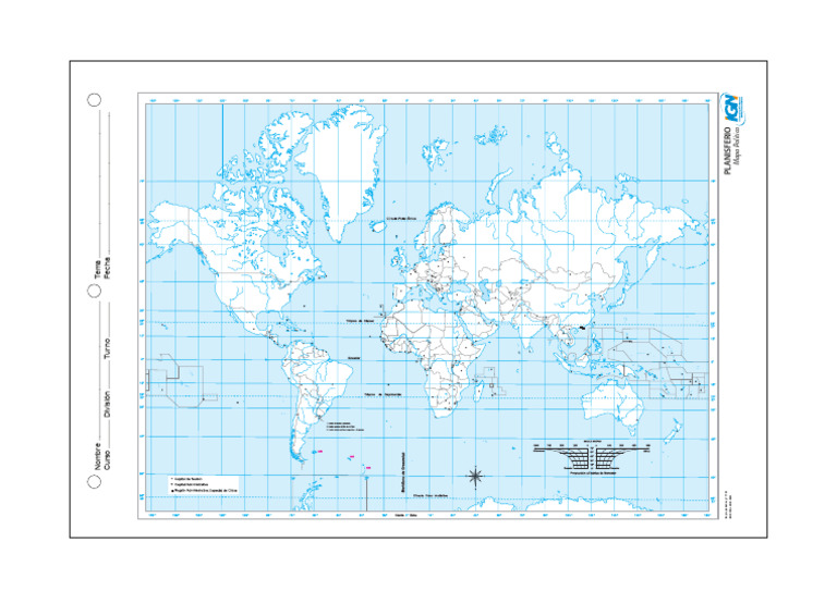 Planisferio Mercator Nº5 2023 | PDF