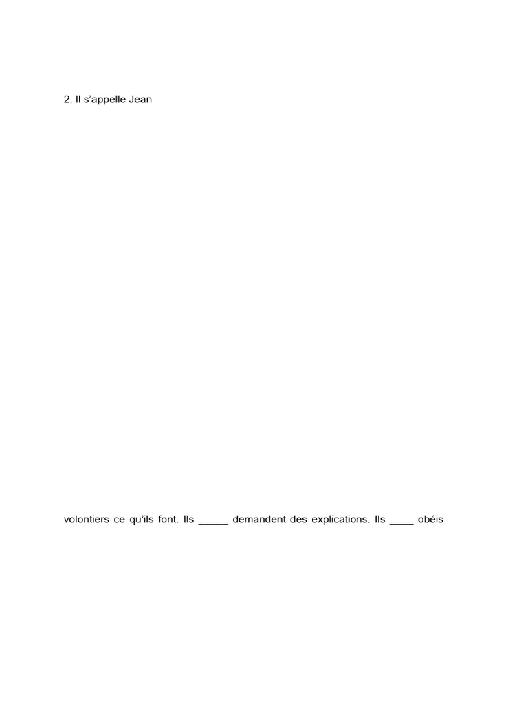 Exercices sur COD et COI en français | PDF