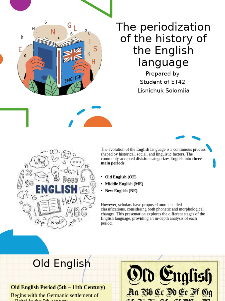 History of The English Language Presentation 1 | PDF | English Language ...